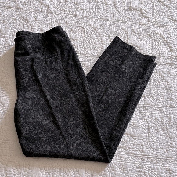 Cato | Pants & Jumpsuits | Cato Paisley Blackgray Pull On Pants | Poshmark